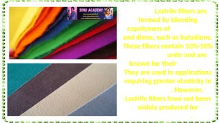 ACRYLIC FIBER - Synthetic Fibers and Plastics Class VIII - Biology CBSE ...