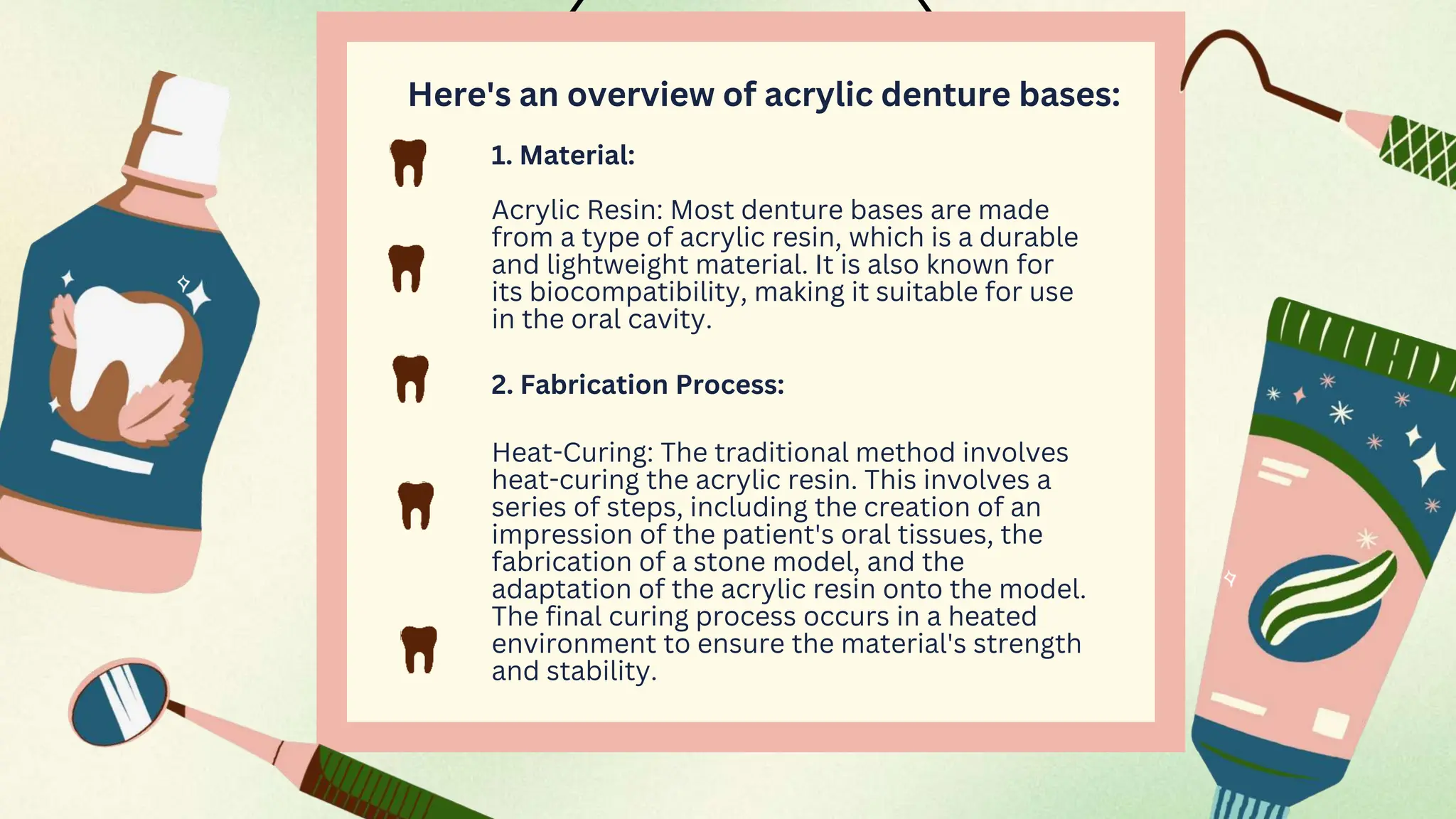Arcylic denture base | PPTX