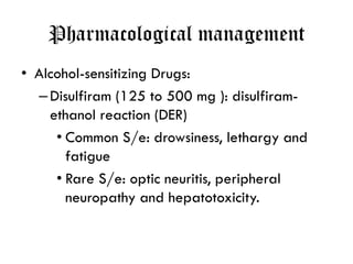 Alcohol Related Disorders | PPTX
