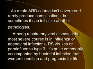 Acute respiratory diseases in children | PPT