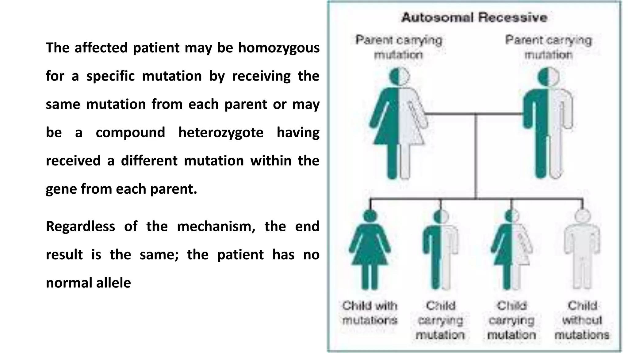 Autosomal recessive diseases | PPTX