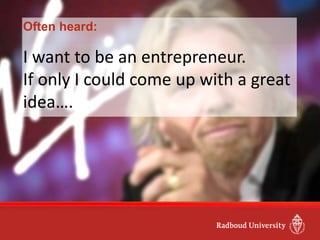 ARD 2018 So you want to be an entrepreneur? | PPT