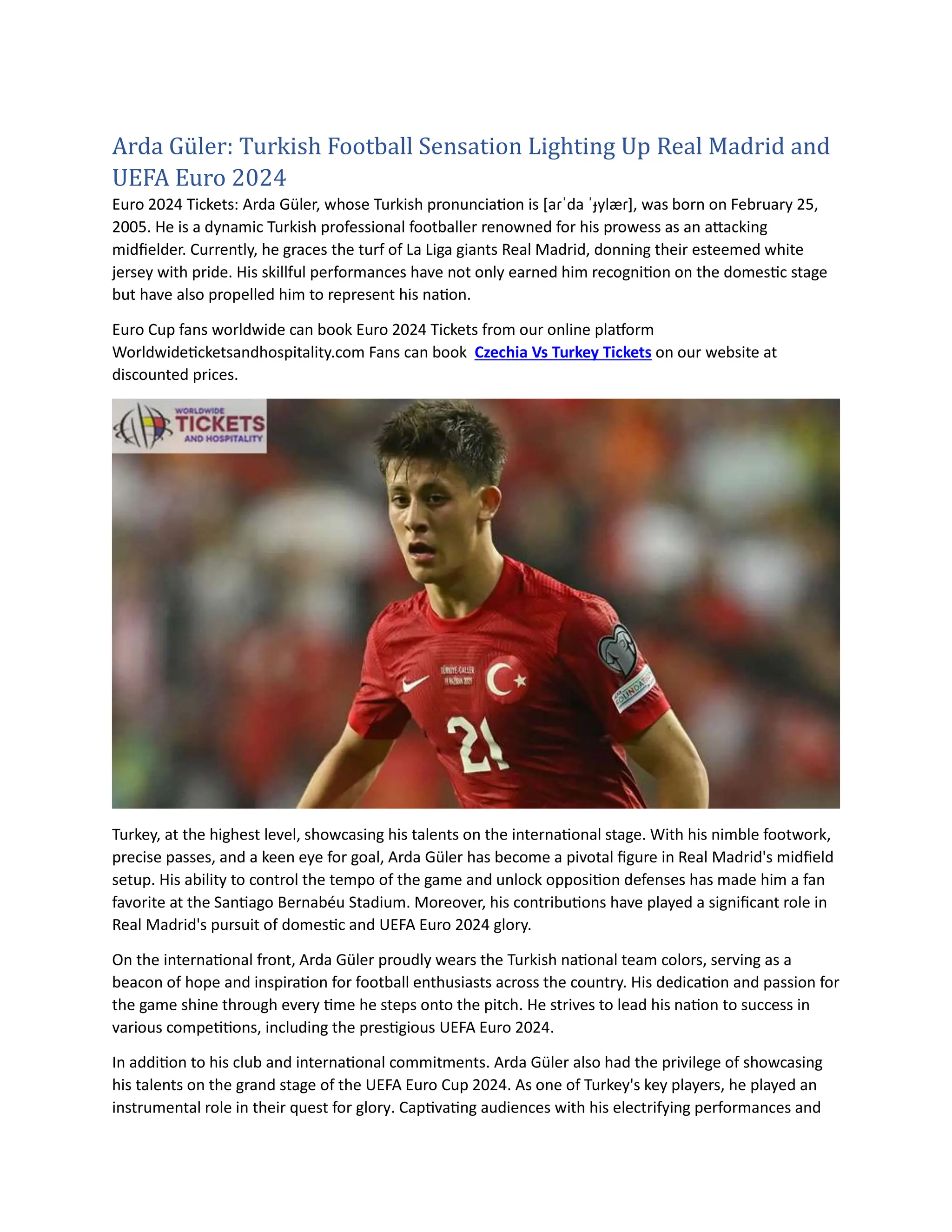 Arda Güler Turkish Football Sensation Lighting Up Real Madrid and UEFA ...