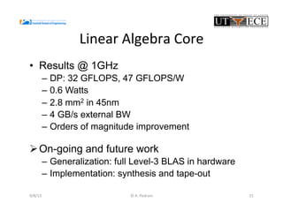 Custom Computer Engine for Optimizing for the Inner kernel of Matrix ...