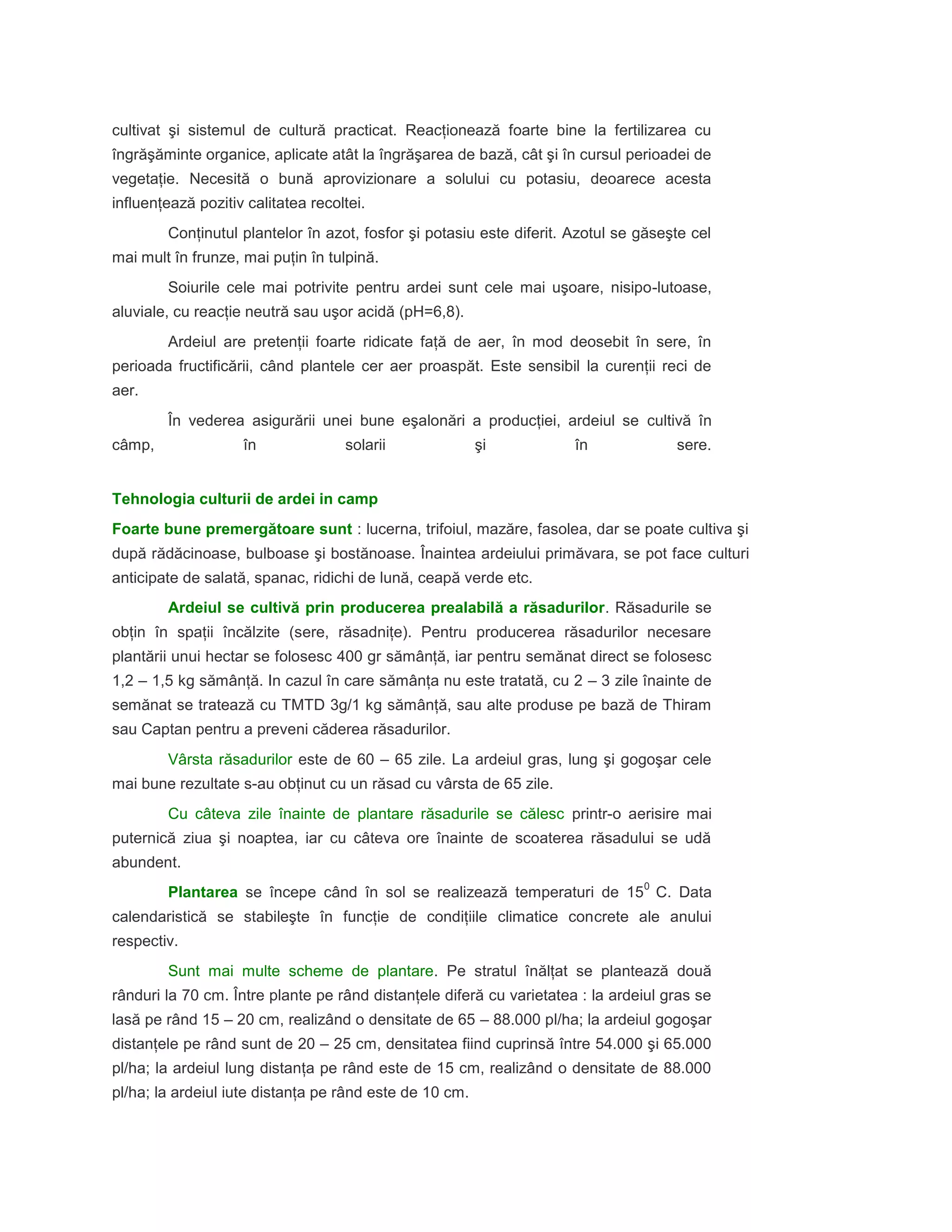 Ardei gres | DOCX
