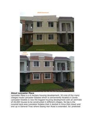 Arden in lancaster estates | DOC