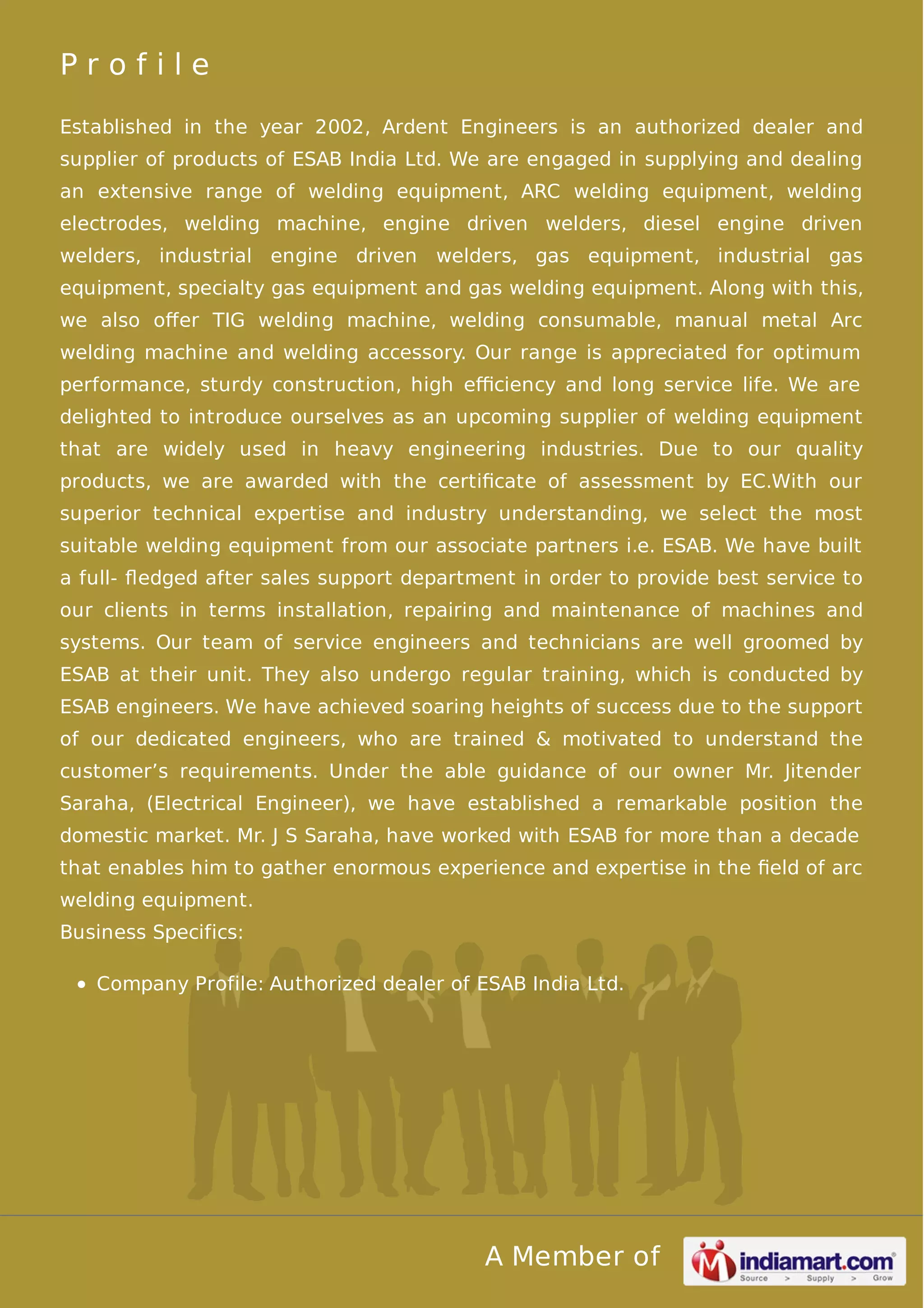 Ardent engineers | PDF