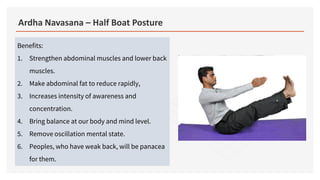 Ardha navasana – half boat posture | PPT