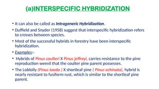 Species & racial hybridization and its applications | PPT