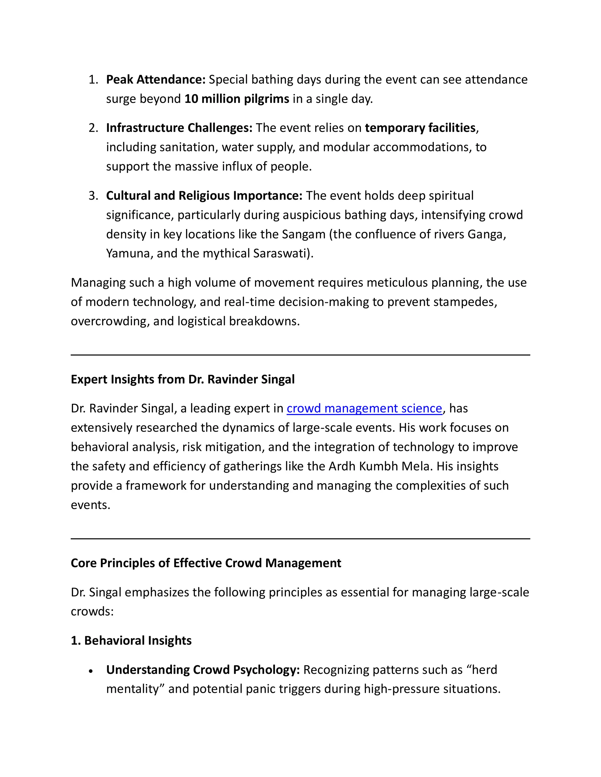 Ardh Kumbh Mela A Case Study in Crowd Management | PDF