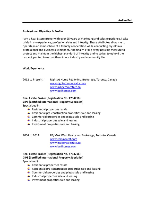 Ardian Buli resume | PDF