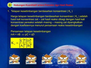 Kesetimbangan Kimia | PPSX