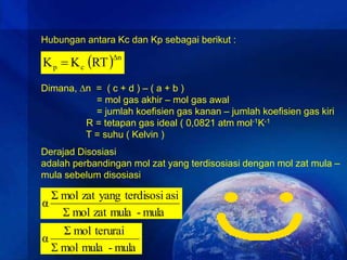 Kesetimbangan Kimia | PPSX