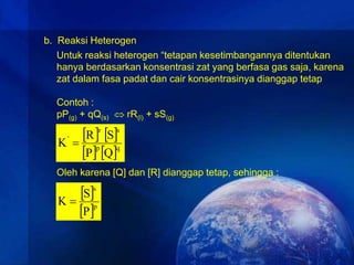 Kesetimbangan Kimia | PPSX