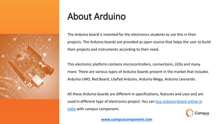 Ardiuno by Campus Component.pptx | Technology & Computing