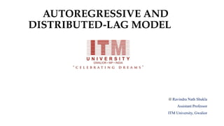 ARDL_ Autoregressive Distributed lag model.pptx