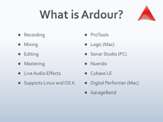 Ardour | PPT