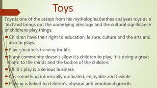 Toys | PPTX