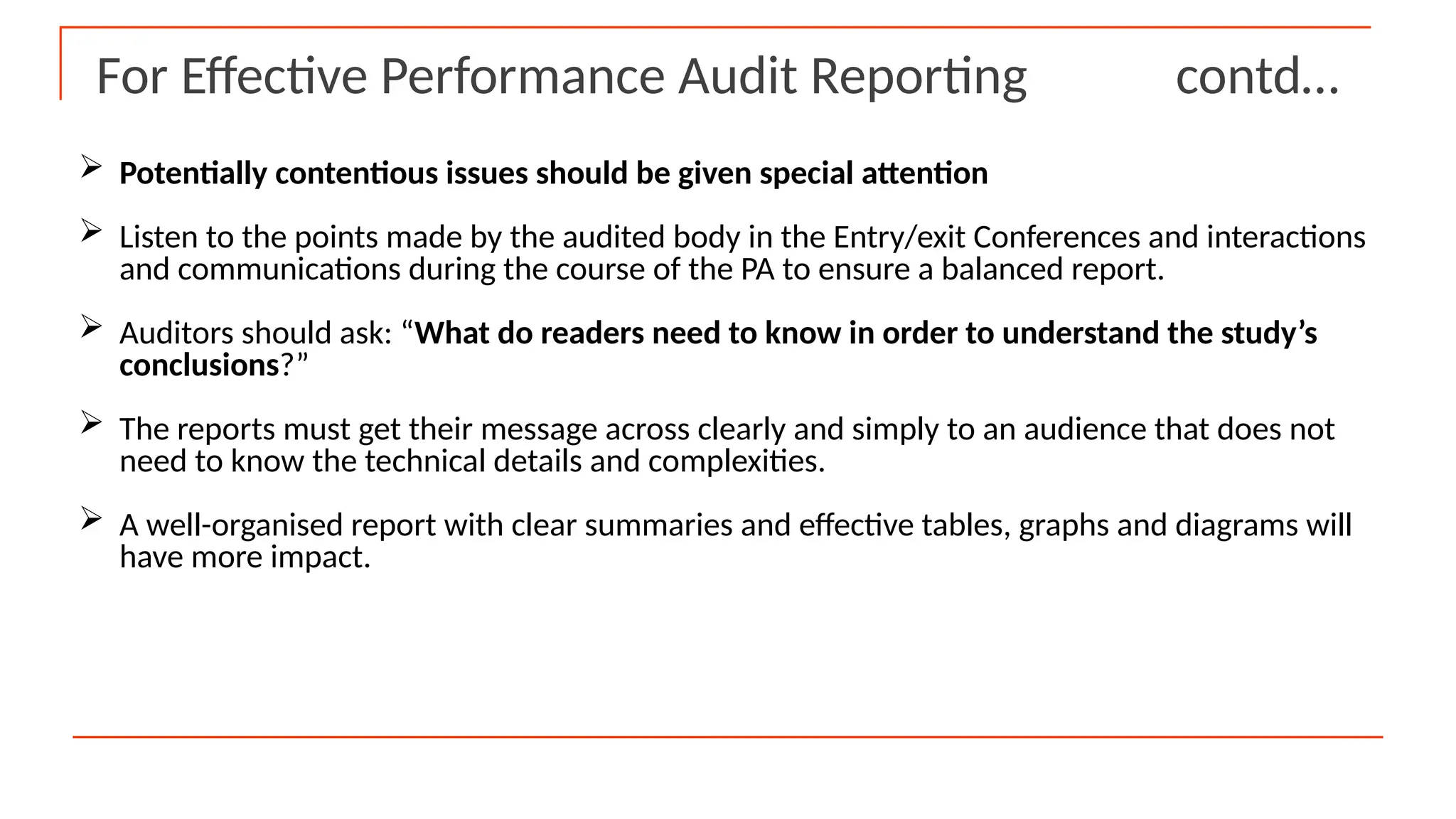 Drafting of Audit Report style guide of CAG | PPTX