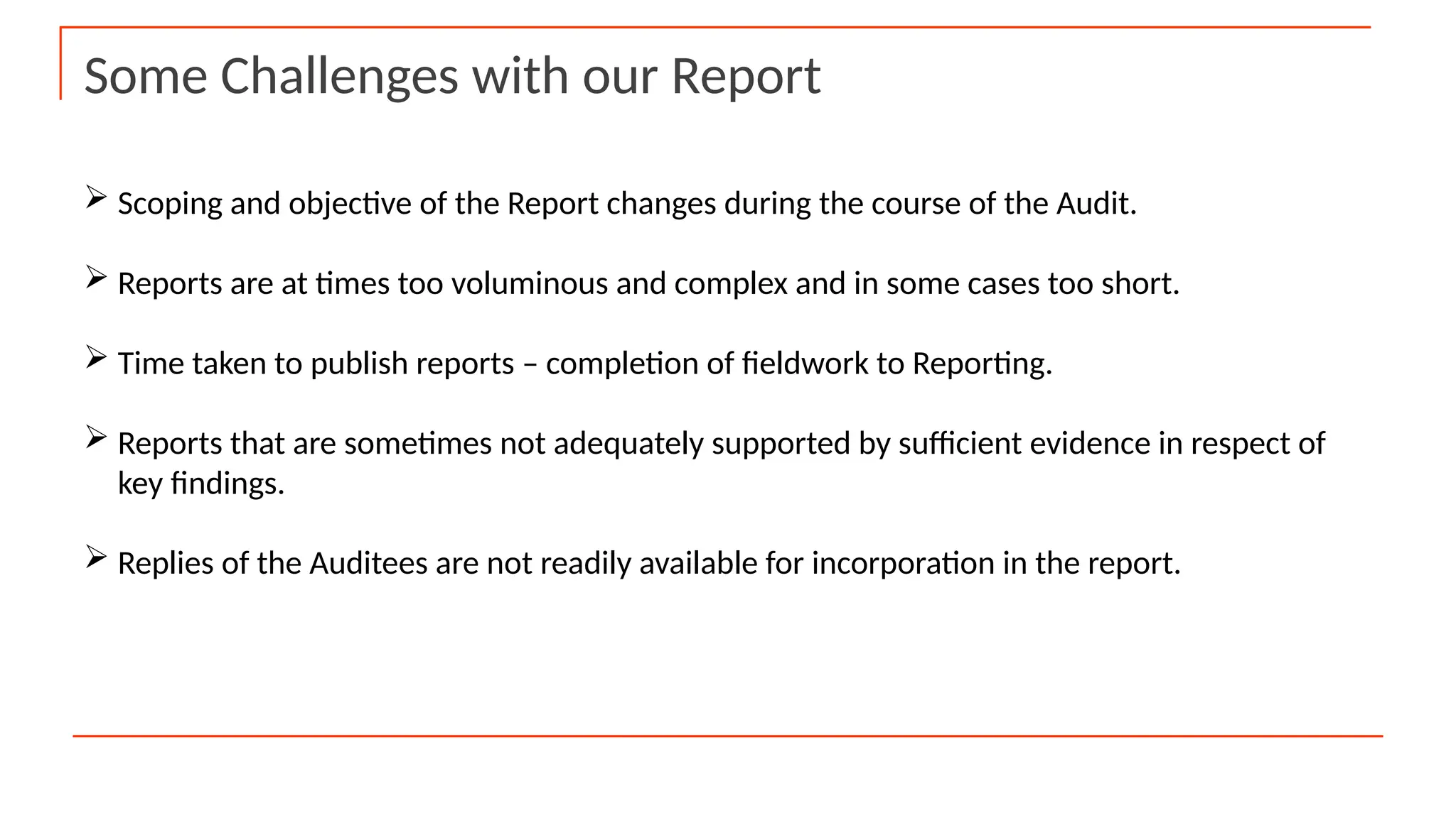 Drafting of Audit Report style guide of CAG | PPTX