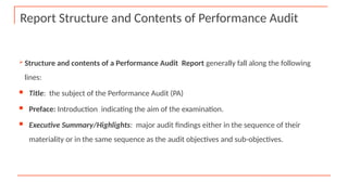 Drafting of Audit Report style guide of CAG | PPTX