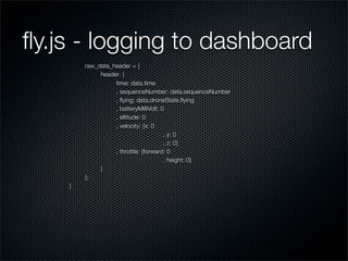node.js and the AR.Drone: building a real-time dashboard using socket.io