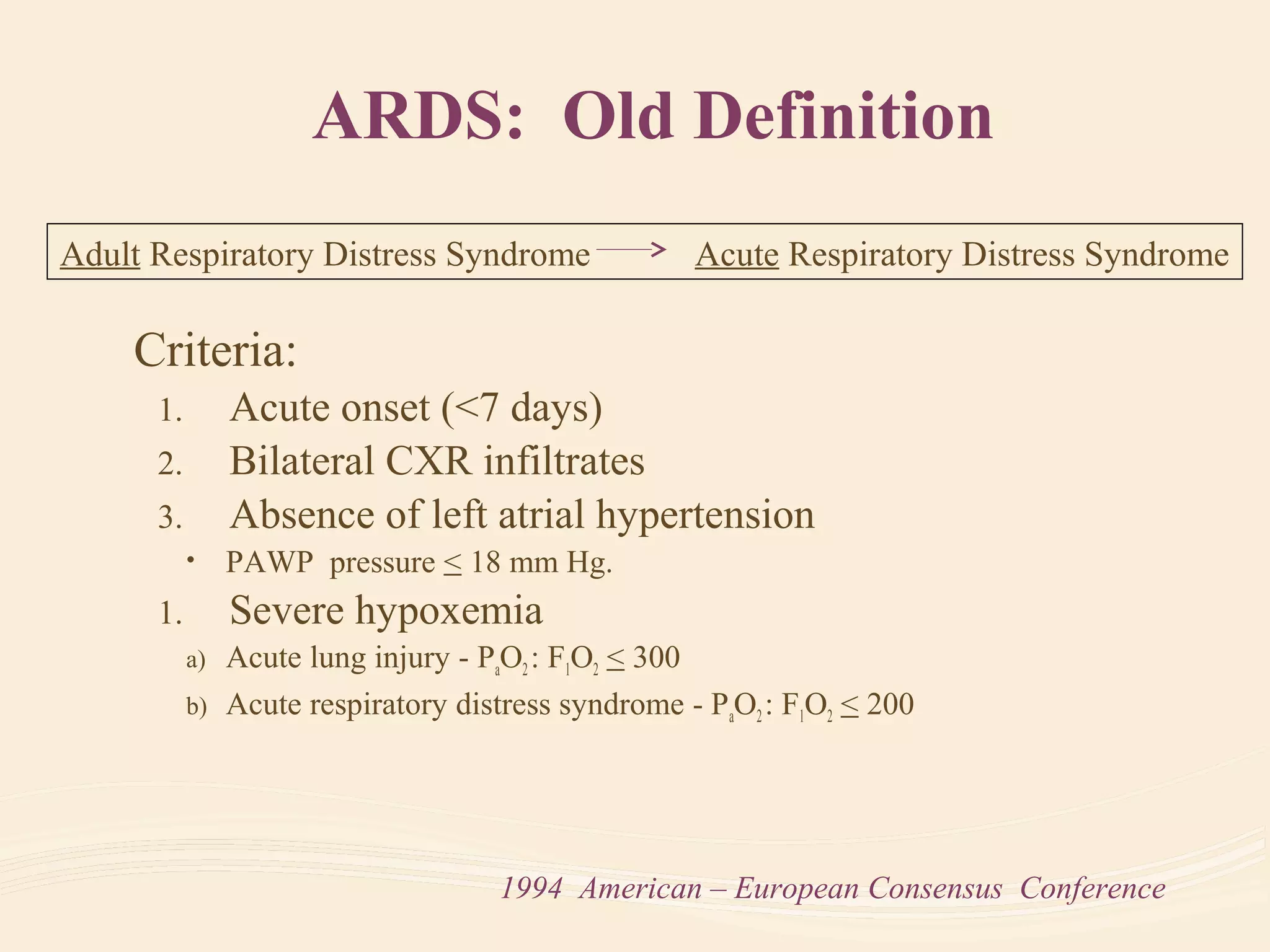 Pediatric Acute Respiratory Distress Syndrome | PPT