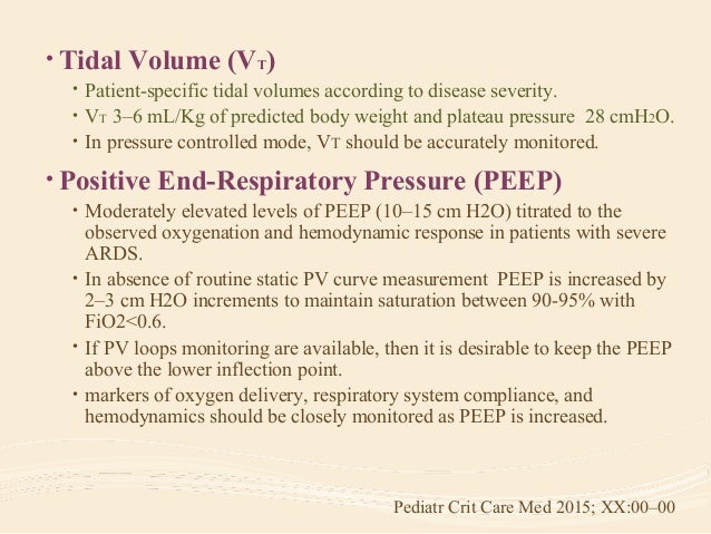 Pediatric Acute Respiratory Distress Syndrome