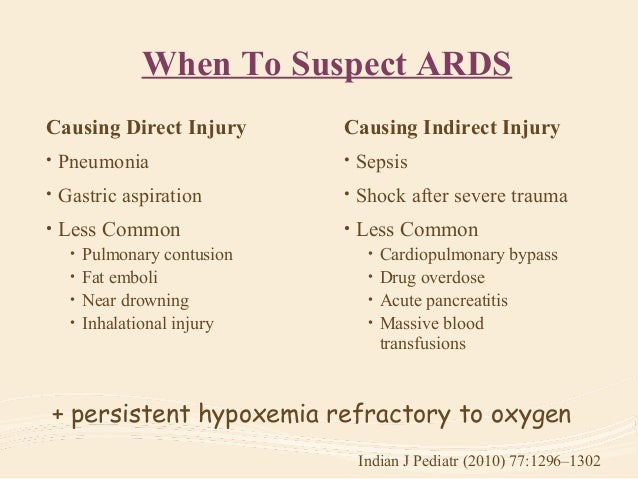 Pediatric Acute Respiratory Distress Syndrome