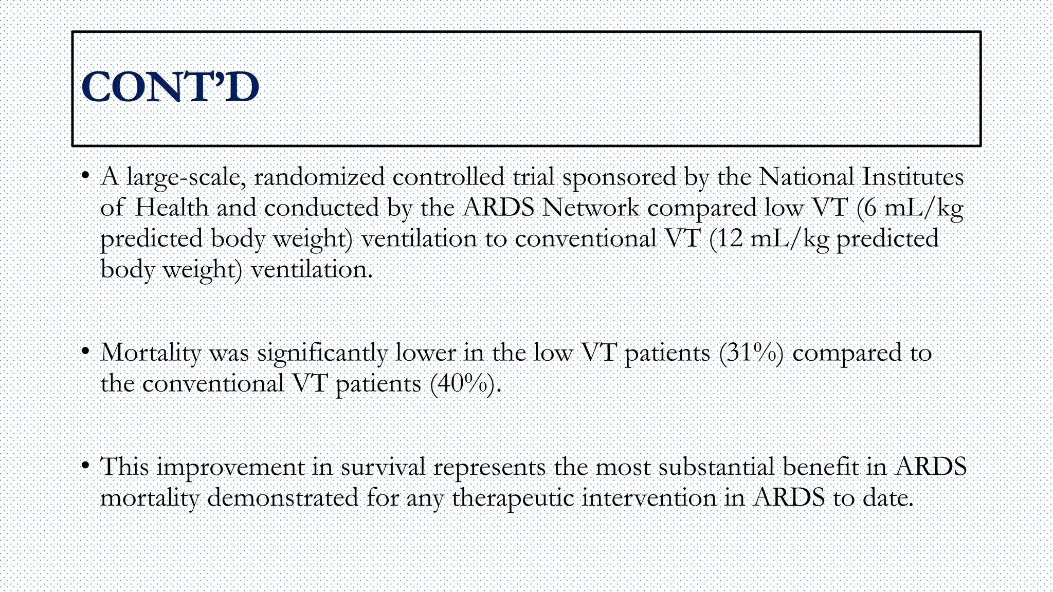 Acute Respiratory Distress Syndrome | PPTX