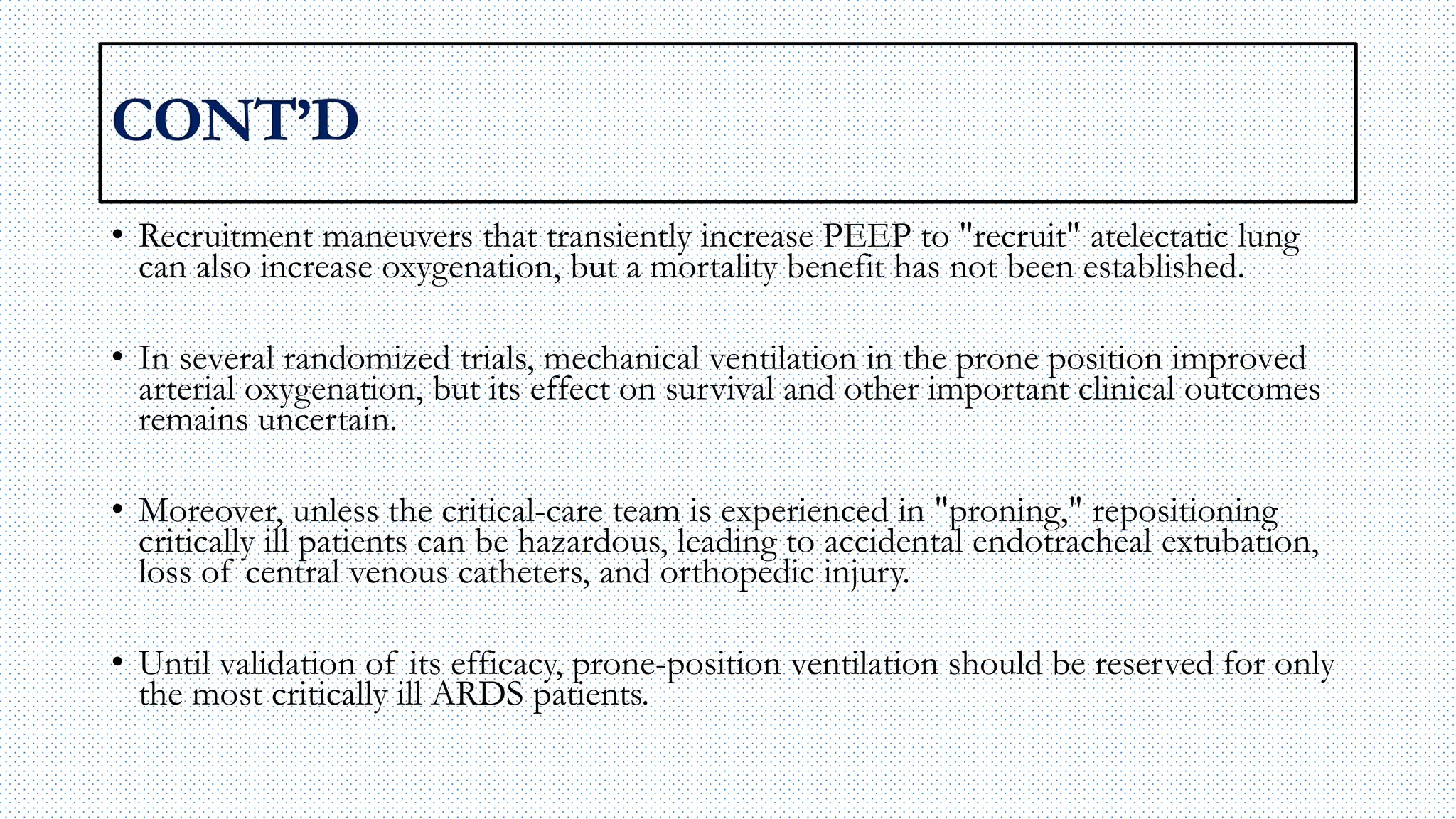 Acute Respiratory Distress Syndrome | PPTX