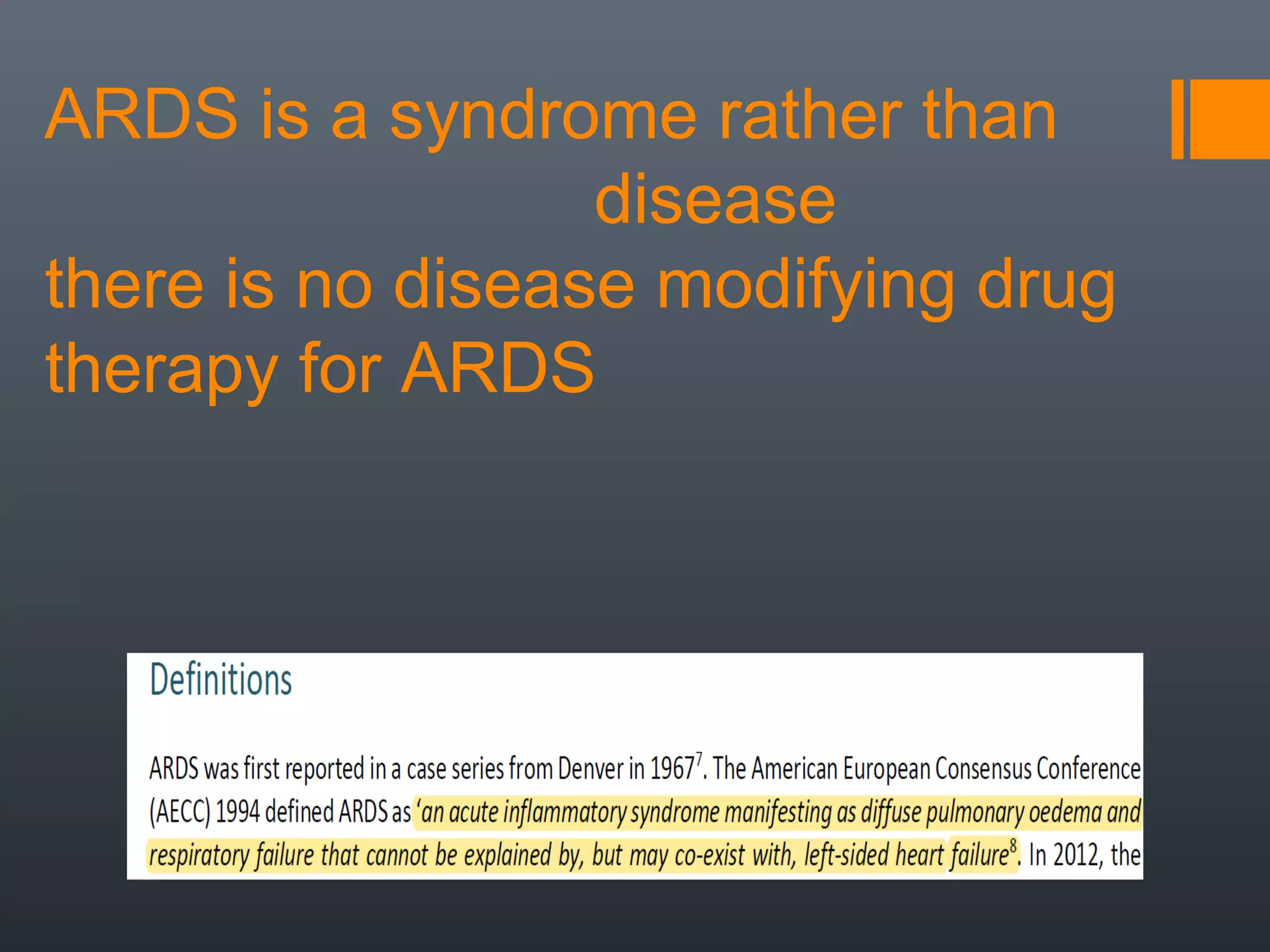 Ards | PPT | Lung and Respiratory Health | Diseases and Conditions