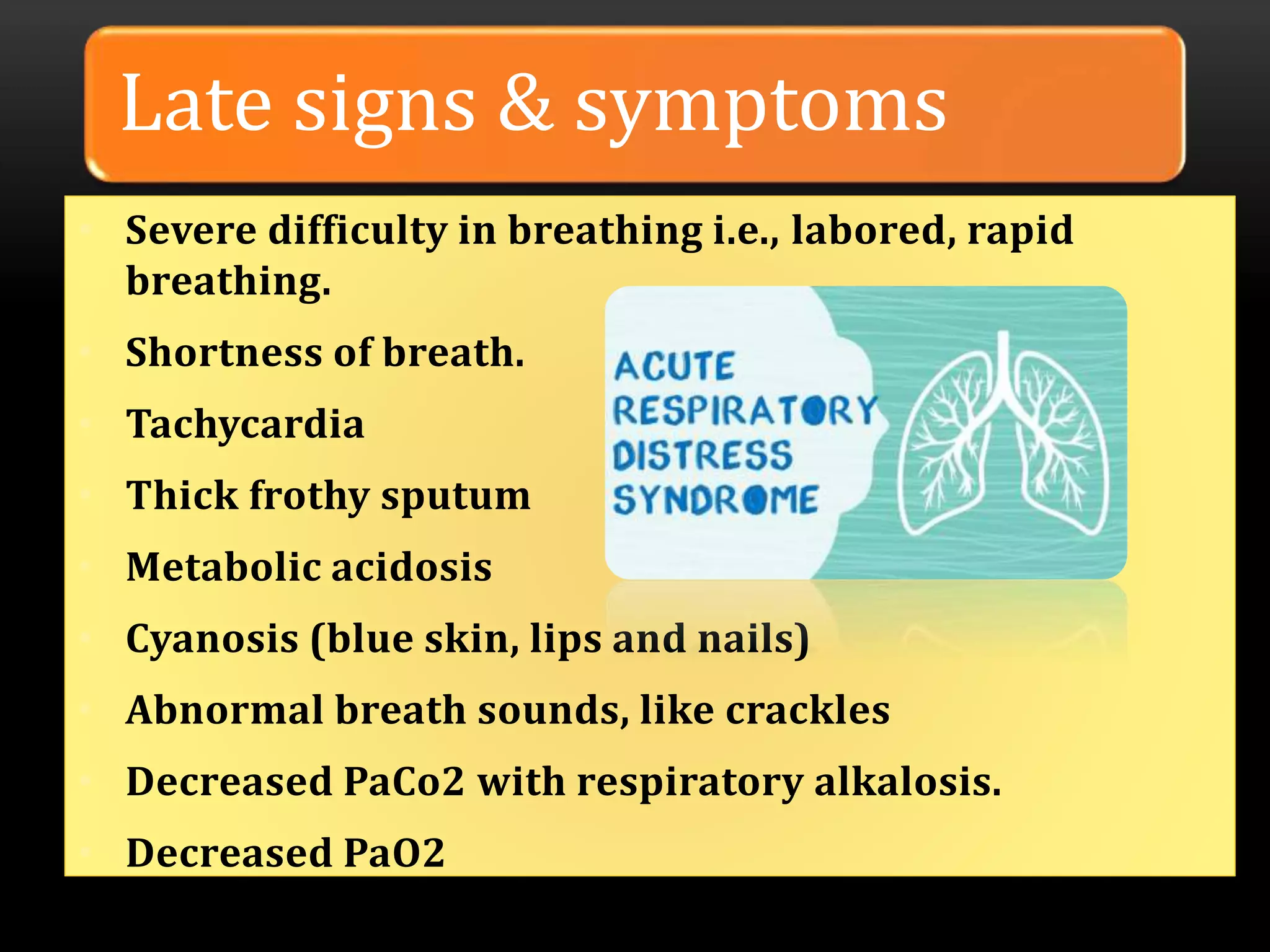 Acute respiratory distress syndrome | PPTX