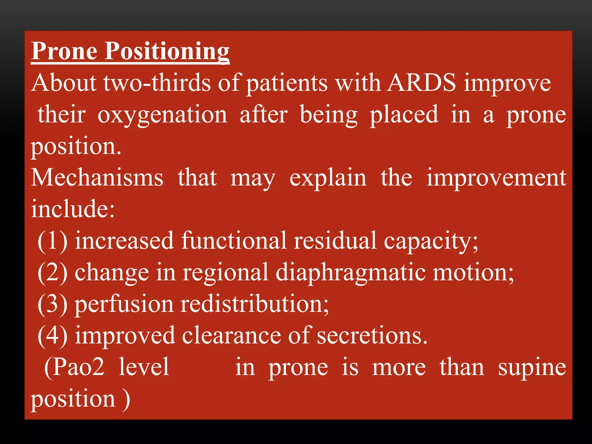Acute respiratory distress syndrome | PPTX