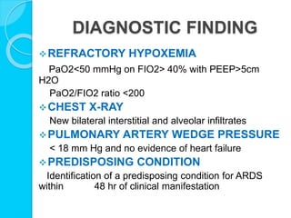 ACUTE RESPIRATORY DYSTRESS SYNDROME | PPTX
