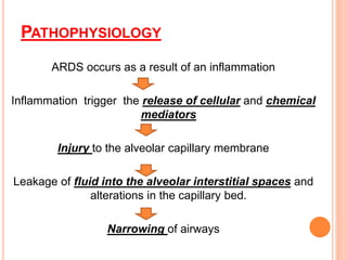 Adult respiratory distress syndrome & nursing care | PPTX