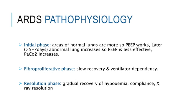 pediatric Acute Respiratory Distress Syndrome ( ARDS ) | PPTX