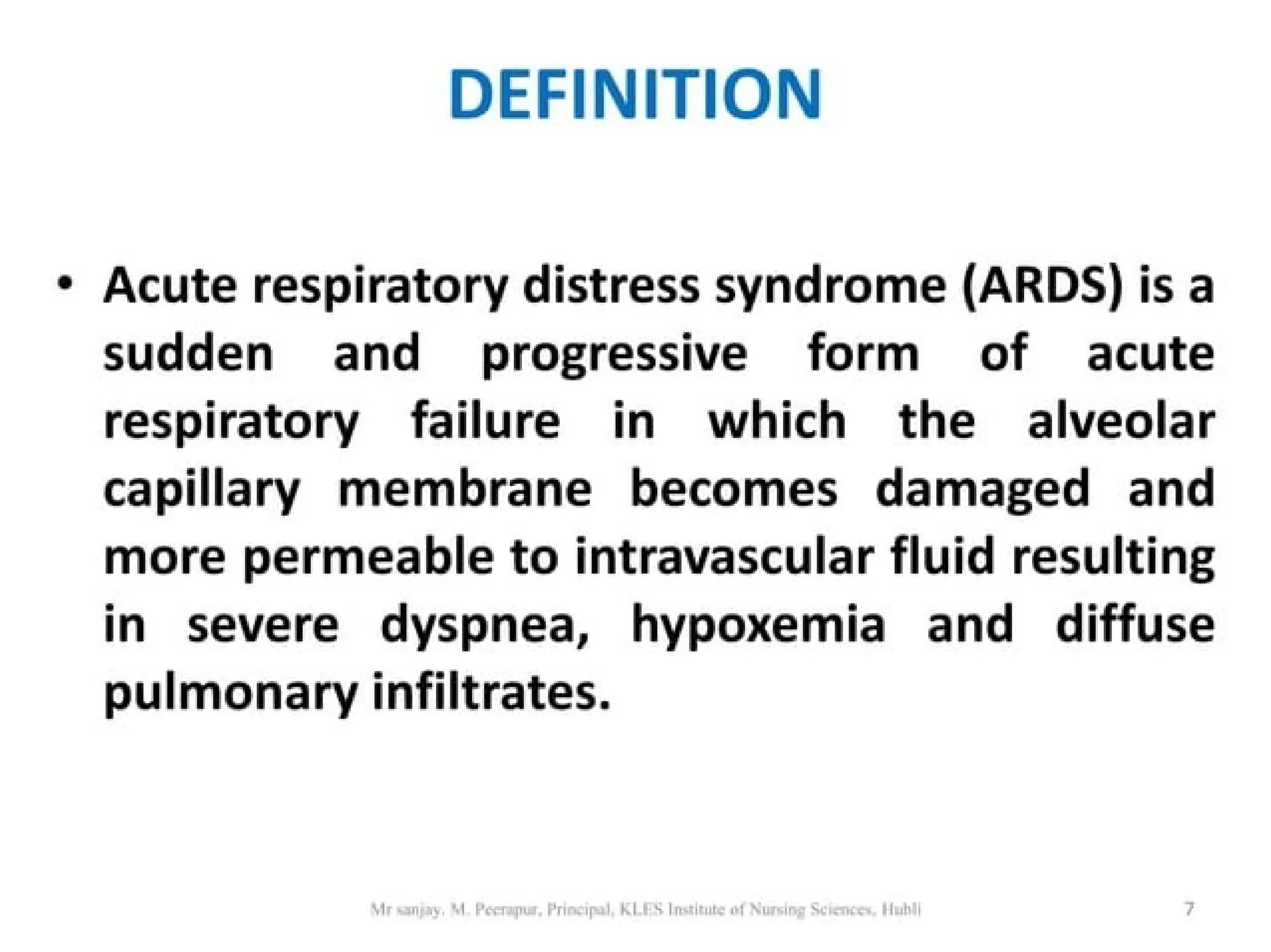 ARdS.pptxAcute Respiratory Distress Syndrome (ARDS) is a life ...