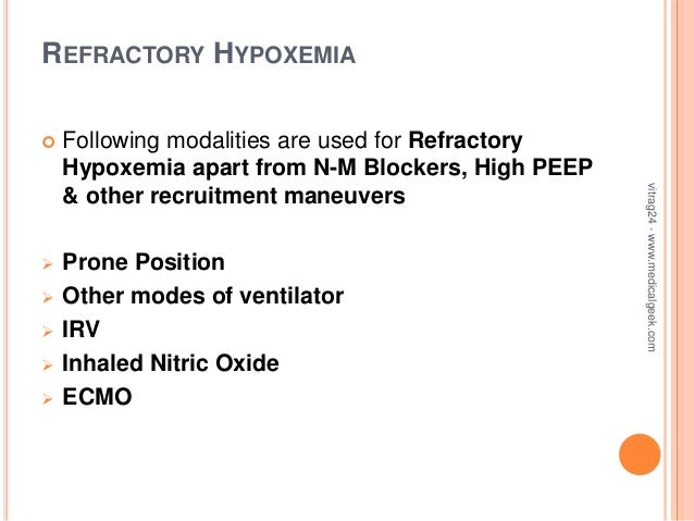 ARDS - Diagnosis and Management
