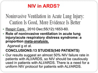 ACUTE RESPIRATORY DISTRESS SYNDROME | PPTX
