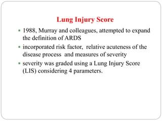 ACUTE RESPIRATORY DISTRESS SYNDROME | PPTX