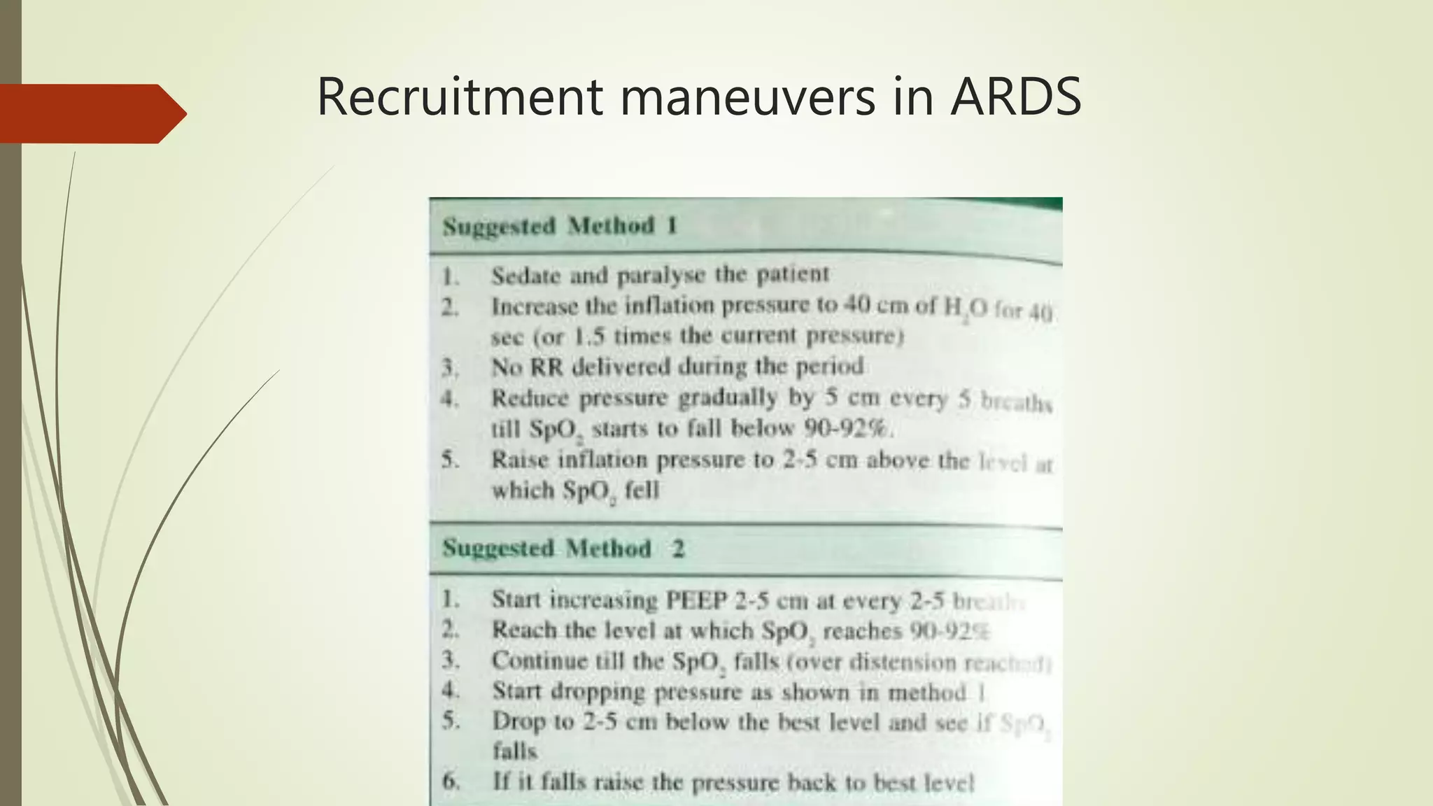 Pediatric ARDS | PPTX