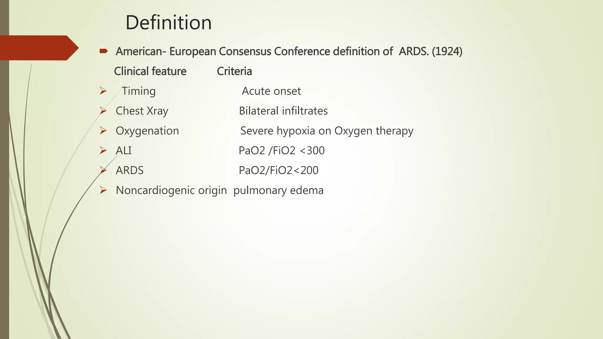 Pediatric ARDS | PPTX