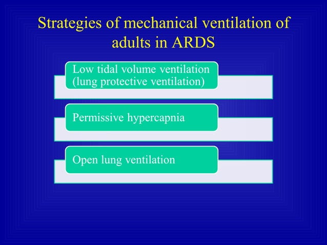 Ards and ventilator management | PPT | Lung and Respiratory Health ...