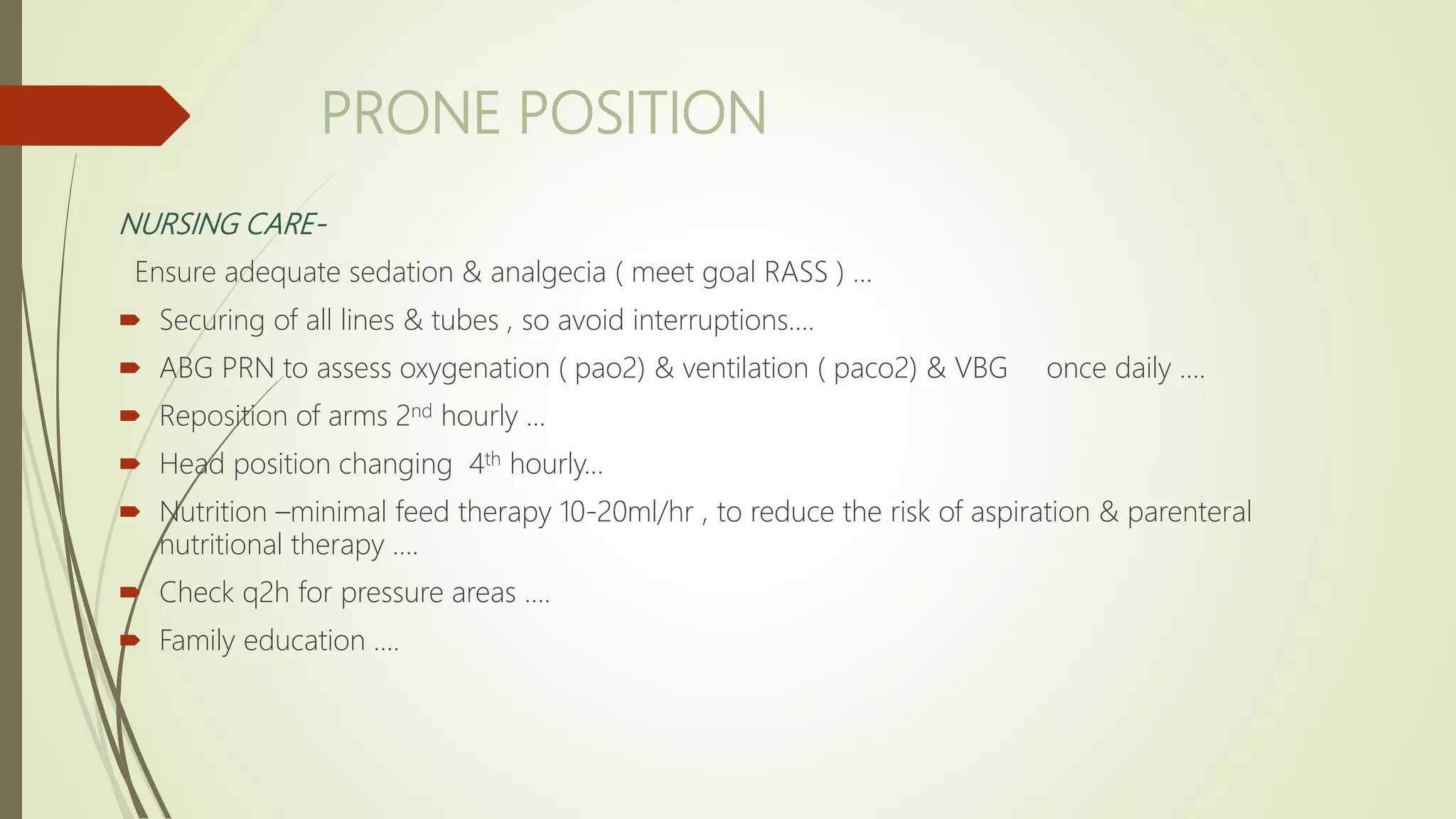 Ards Meaning Management Prone Positioning And Nurses Role Pptx