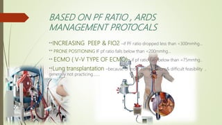 ARDS MEANING,MANAGEMENT . PRONE POSITIONING & NURSES ROLE | PPTX