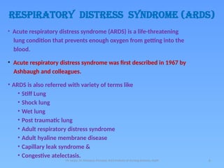 ARDS PPT EXPLANATION.pptx explanation in | PPT