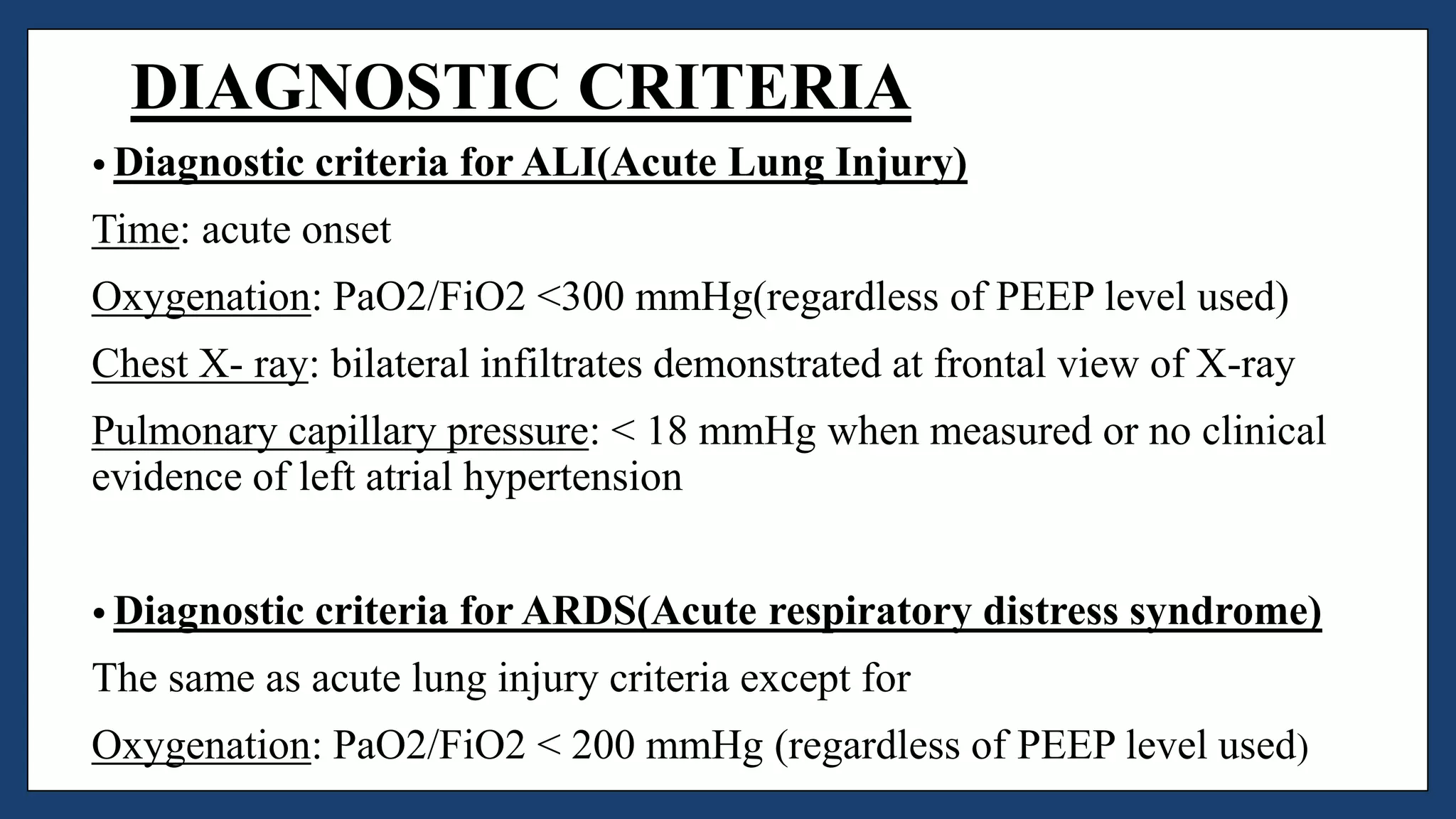 ARDS (acute respiratory distress syndrome) ppt SlideShare | PPTX