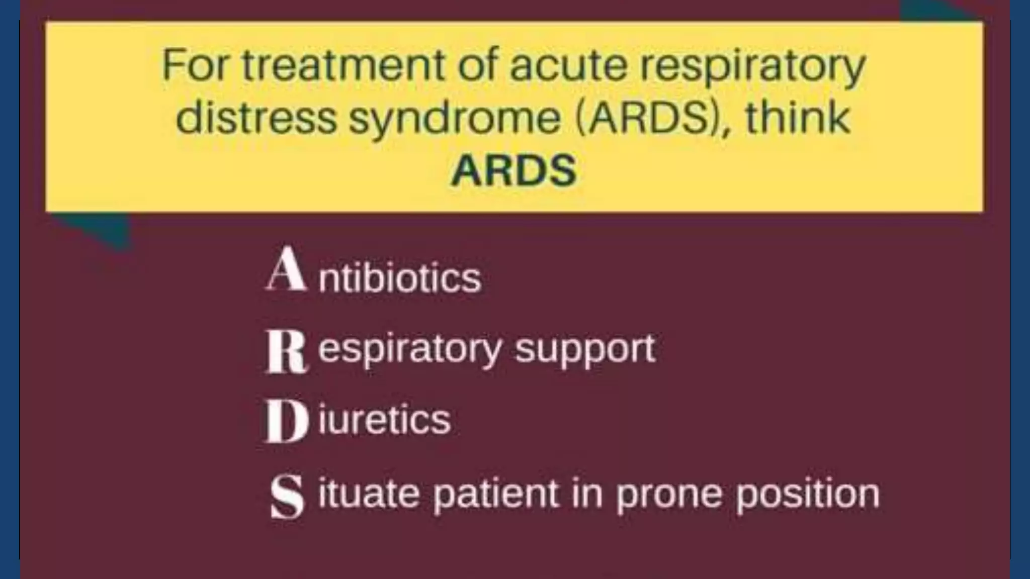 ARDS (acute respiratory distress syndrome) ppt SlideShare | PPTX