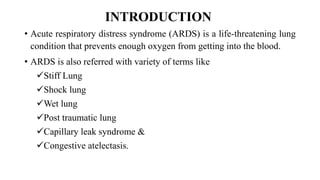 ARDS , RESPIRATORY FAILURE_085830.pptx | Physical Therapy | Wellness